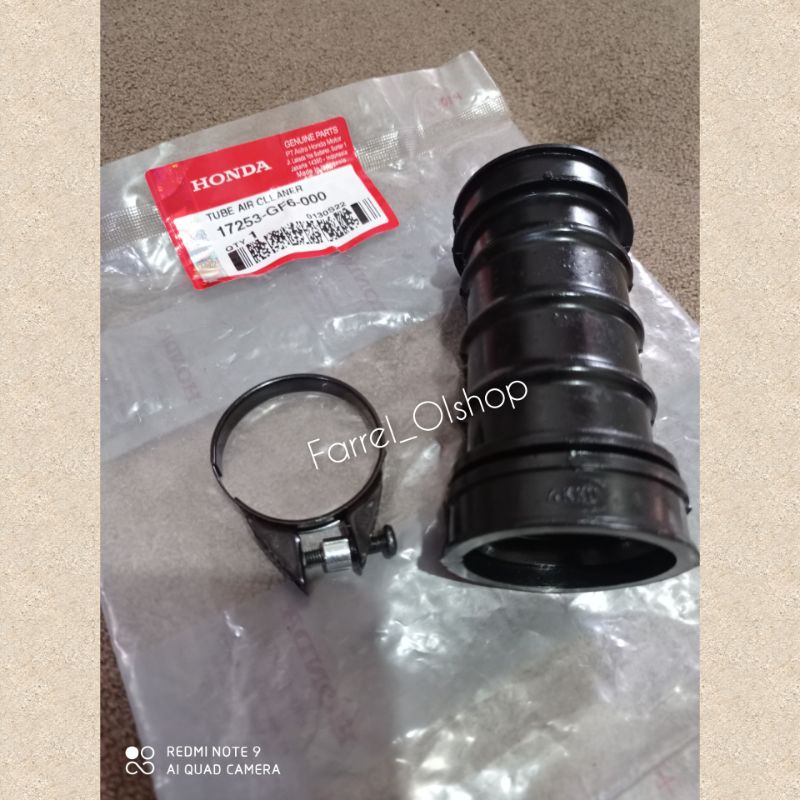 Jual KARET FILTER UDARA HONDA WIN ORIGINAL AHM SET KLEMAN ORIGINAL AHM ...