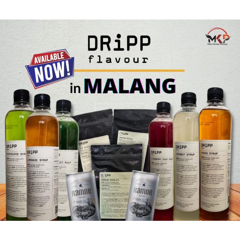 Jual DRIPP Flavour Syrup - Gourmet Syrup- | Shopee Indonesia
