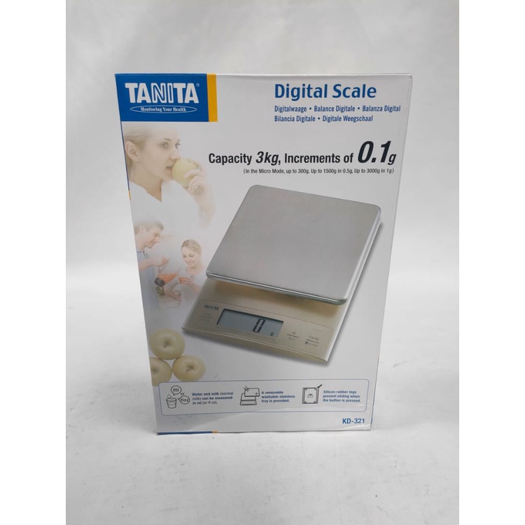 Jual Tanita KD-321 Timbangan Dapur dan Kue Digital 0.1gram 3kg | Shopee Indonesia