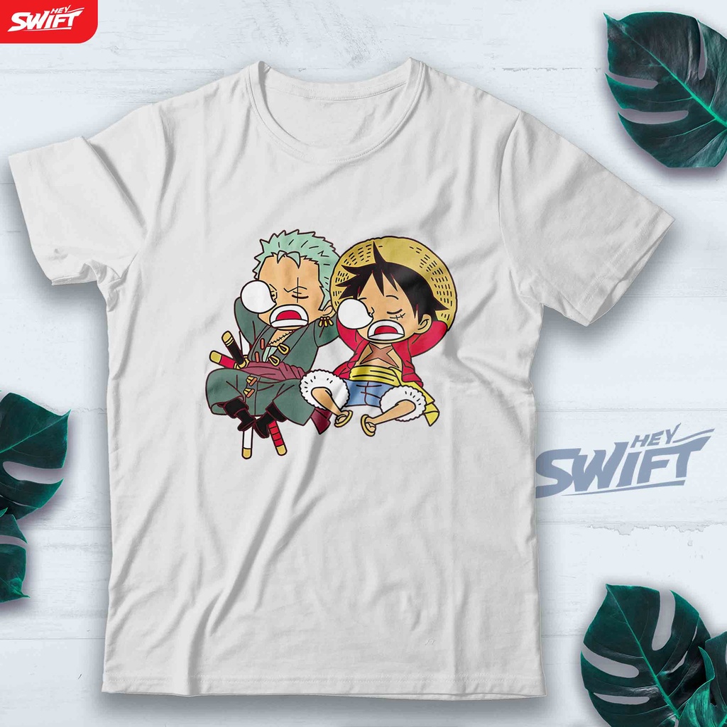 Jual KAOS one piece anime zoro luffy sleeping cute TSHIRT BAJU DISTRO ...