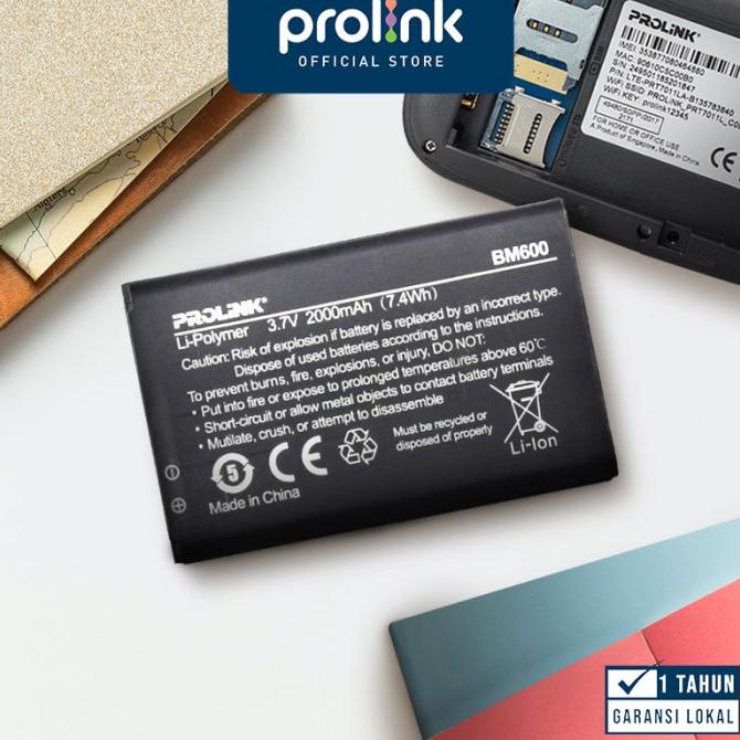 Jual Baterai MiFi PROLINK PRT7011L Battery Smart 4G LTE Wi-Fi Hotspot ...
