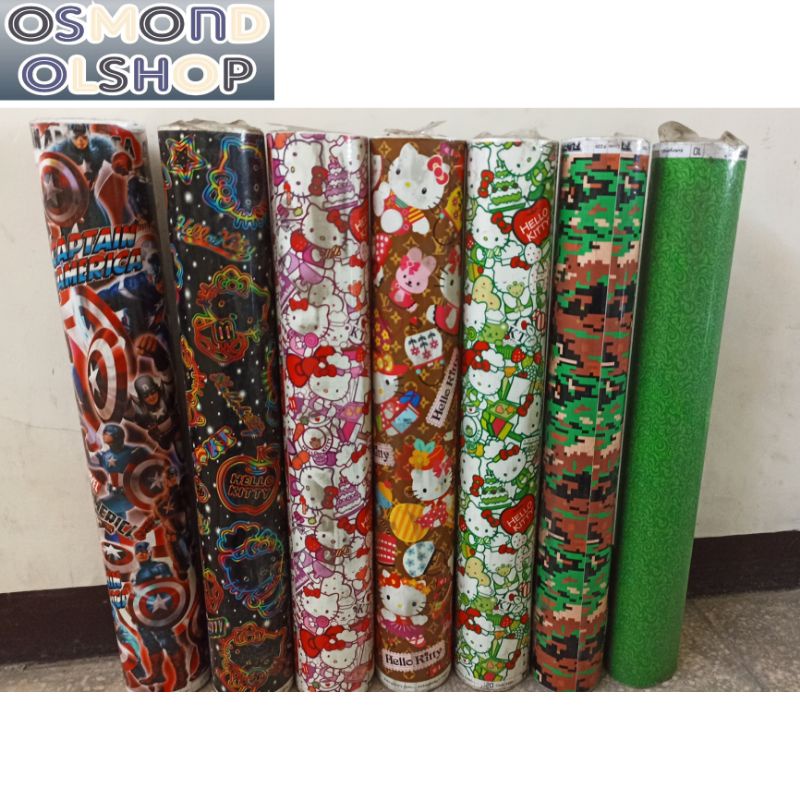 Jual Sticker FunFix Karakter Cartoon (Meteran) | Shopee Indonesia