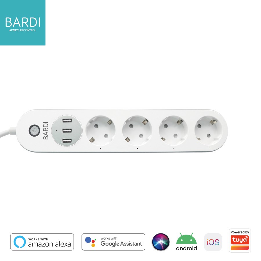 Jual BARDI Smart Extension Power Strips Smart Stop Kontak, WIFI | Shopee Indonesia