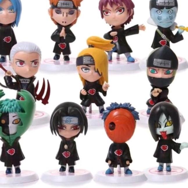 Jual Figure Set Naruto Akatsuki set 11pcs STT YK Ready | Shopee Indonesia