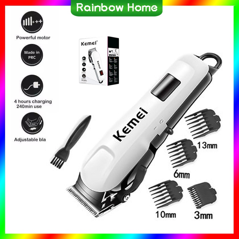 Jual Alat Cukur Rambut Kemei KM-809 Clipper Mesin Cukur Pangkas dan Potong Baby Hair Cut charger ...