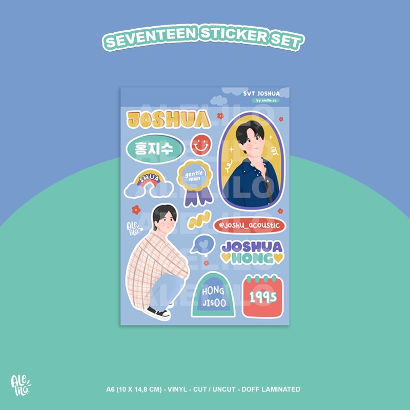 Jual SEVENTEEN STICKER SET (NEW DESIGN) | Shopee Indonesia