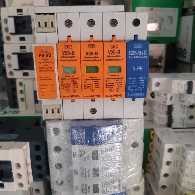 Jual surge arrester OBO V25 3Phase FS-SU+NPE 280V | Shopee Indonesia