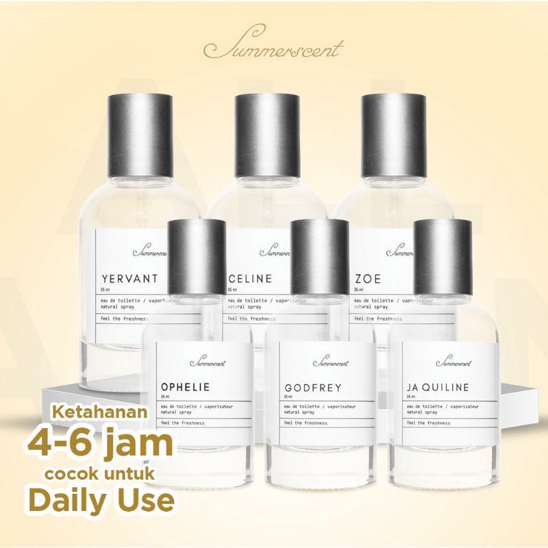 Jual PARFUM SUMMERSCENT EDT 35ML BPOM 100% ORIGINAL / BODY MIST ...
