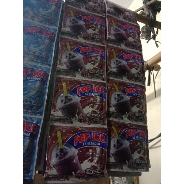Jual pop ice rasa coklat,permen karet,mangga alpukat taro | Shopee ...