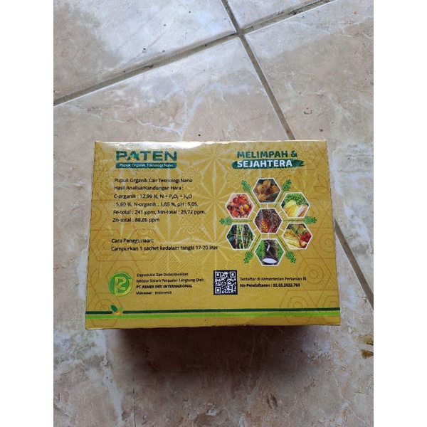 Jual Paten gold pupuk organik teknologi nano | Shopee Indonesia