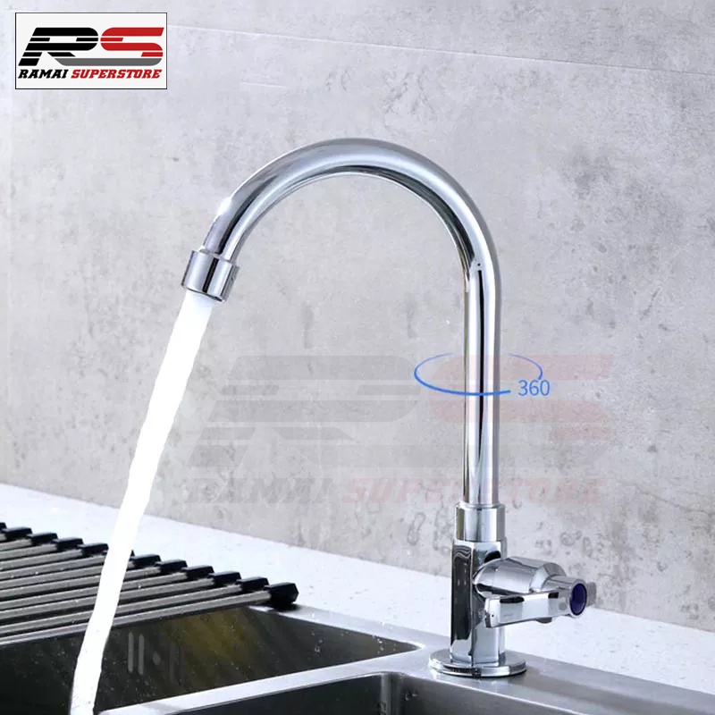 Jual Keran Dapur Kran Cuci Piring Sink Stainless Meja | Shopee Indonesia