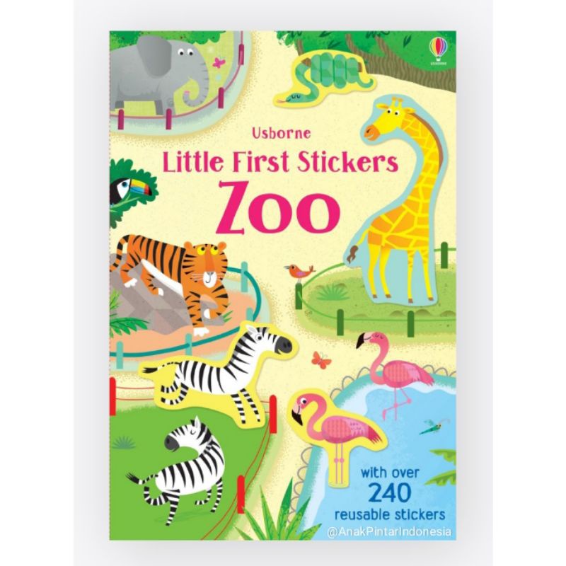 Jual USBORNE LITTLE FIRST STICKERS ZOO - size kecil ( A7-011 ) | Shopee Indonesia