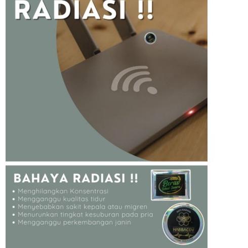 Jual STIKER ANTI RADIASI HABBACOV/ Solusi Keluarga mengurangi efek ...