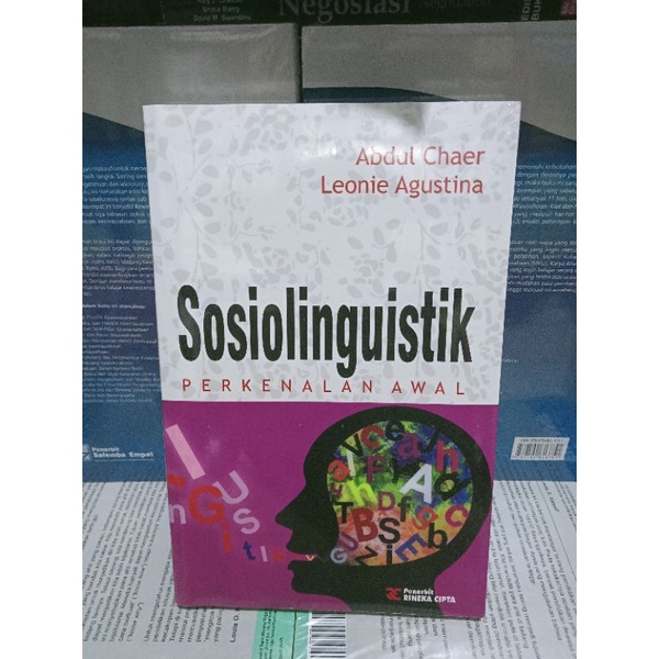 Jual BUKU SOSIOLINGUISTIK ABDUL CHAER | Shopee Indonesia