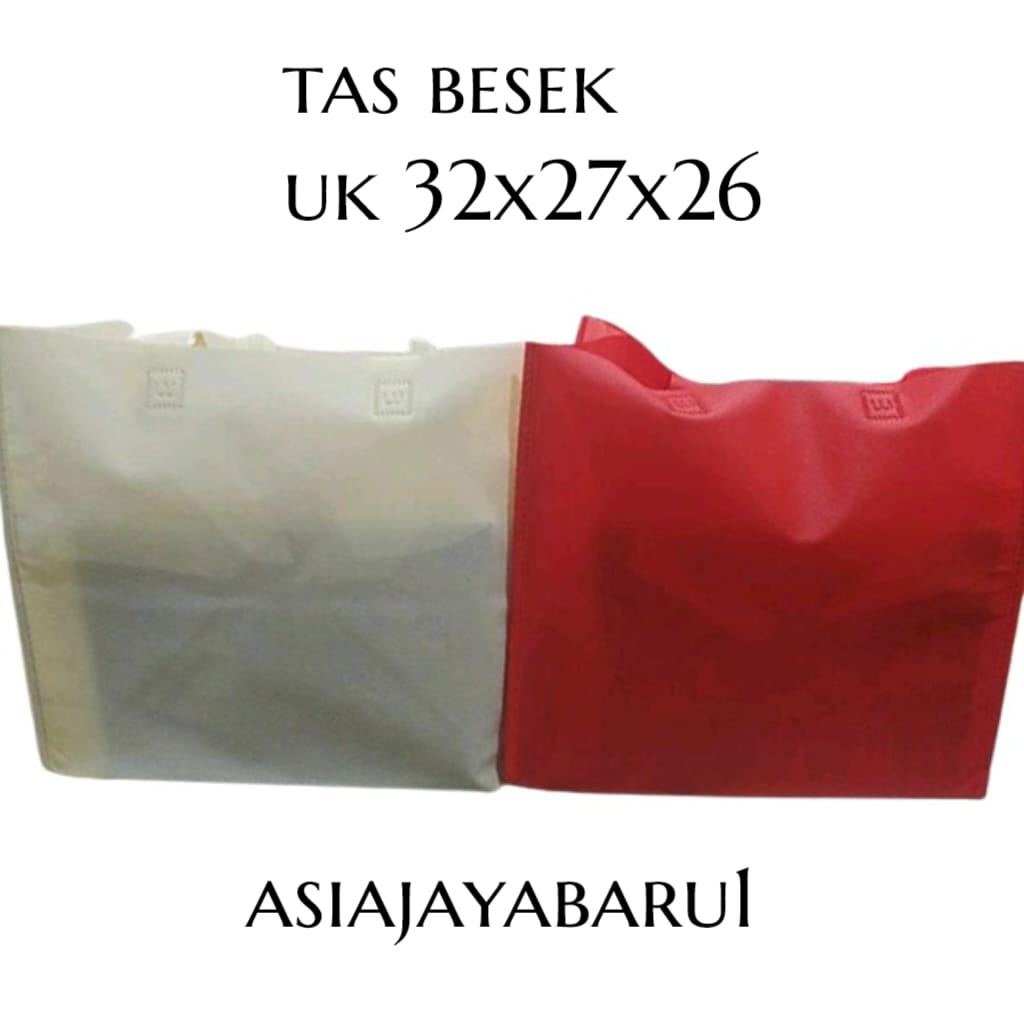 Jual Tas besek kotak polos uk.32x27x26 - tas berkat - tas hajatan - box ...