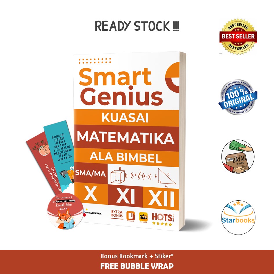Jual Buku Smart Genius Kuasai Matematika Ala Bimbel Sma/Ma - Garda ...