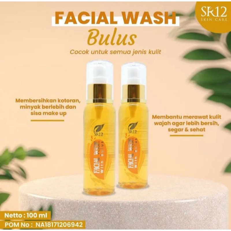 Jual FACIAL WASH SR12 / FACIAL WASH BULUS SR12 / FACIAL WASH HERBAL ...