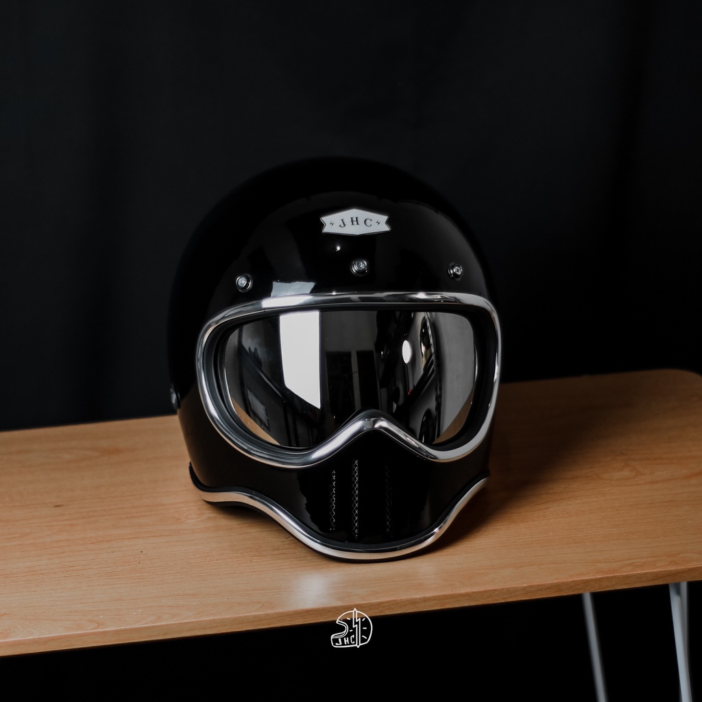 Jual HELM CUSTOM M50 FULL FACE KLASIK RETRO | Shopee Indonesia