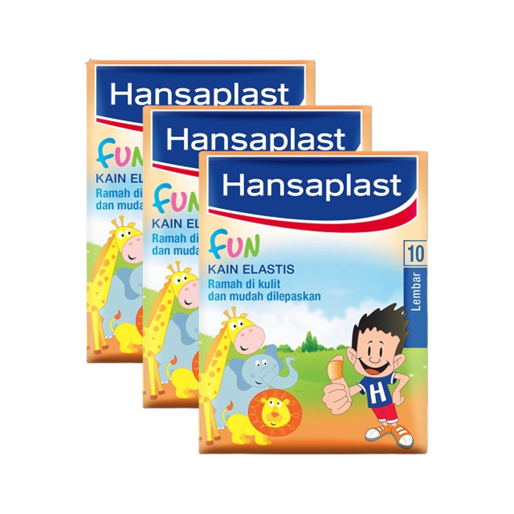 Jual Hansaplast Plaster Luka Kain Elastis Fun 3 x 10'S | Shopee Indonesia