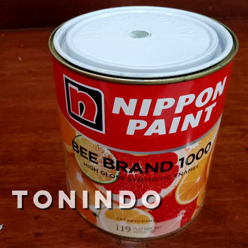 Jual Cat Kayu & Besi Bee Brand 1000 Varian Warna Abu-Abu dan Silver (0 ...