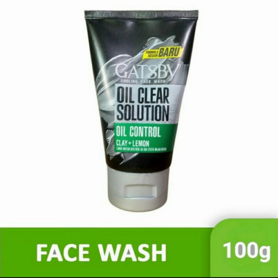 Jual Gatsby Face Wash Oil Control Clay + Lemon 100g | Shopee Indonesia