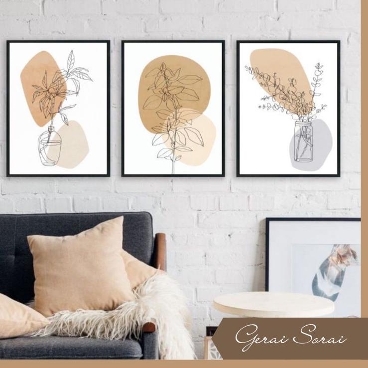 Jual ZAF.18Oc22r ‣ [Hiasan Dinding] AESTHETIC PLANT MOCCA WALL DECOR ...