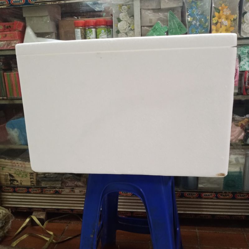 Jual Box Styrofoam Serbaguna cooler box ikan Besar 52 x 37 x 32 cm ...
