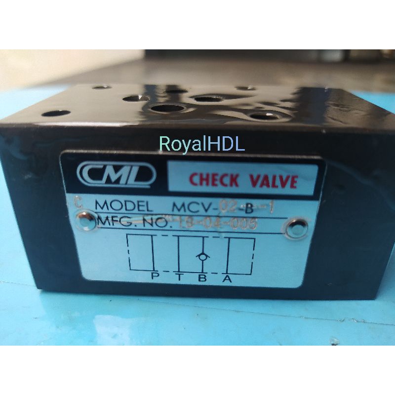 Jual hydraulic modular pilot operated check valve cml camel mcv-02-b-1 ...