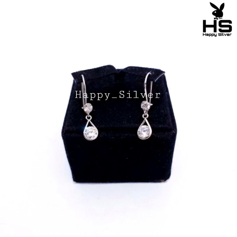 Jual ANTING ANAK/DEWASA PERAK ASLI 925 SILVER LAPIS EMAS - MODEL KAIT GANTUNGAN MATA AIR ...