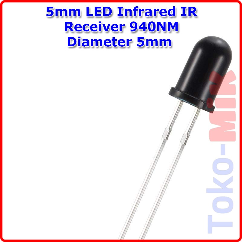 Jual 5MM 5 MM LED INFRARED IR RECEIVER 940NM PHOTODIODE PHOTOTRANSISTOR ...