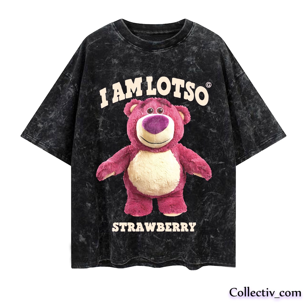 Jual Kaos Lotso Toy story Vintage Oversized T-Shirt | Oversize Shirt ...