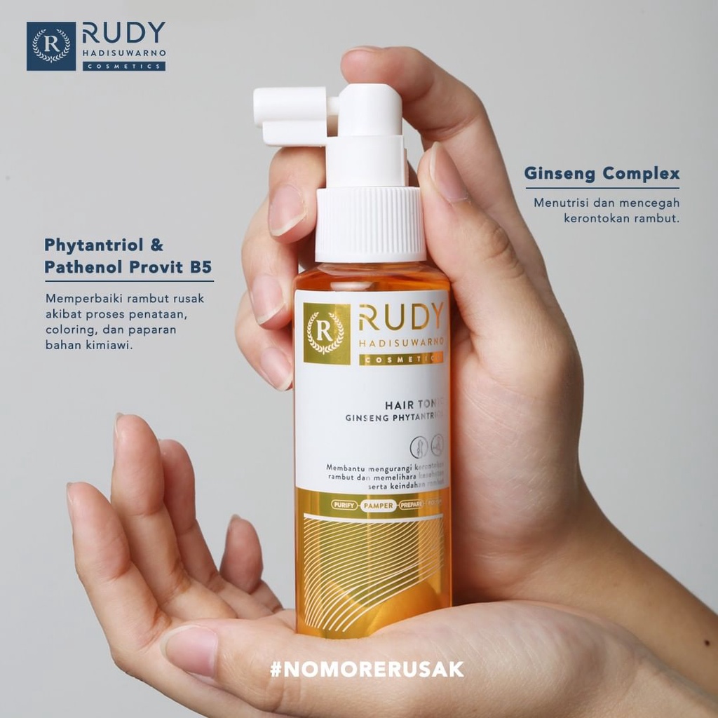 Jual RUDY HADISUWARNO Hair Tonic Ginseng Phytantriol 100ml (KUNING ...