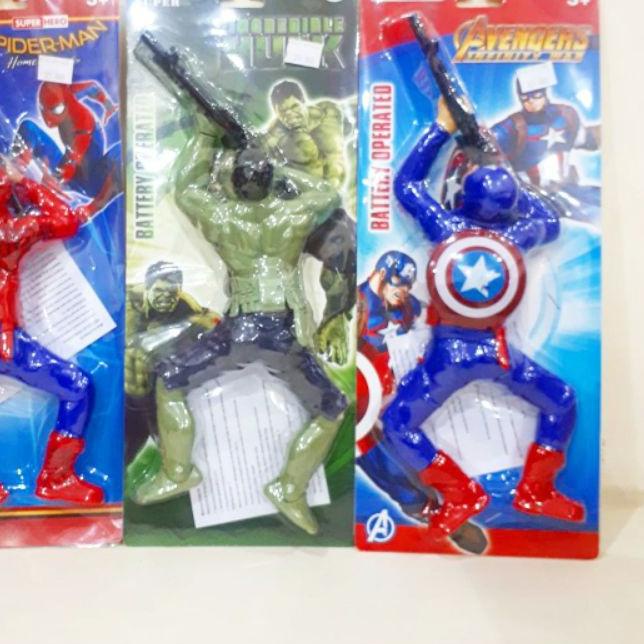 Jual Mainan Anak Figure Robot Avengers Super Hero Captain America ...