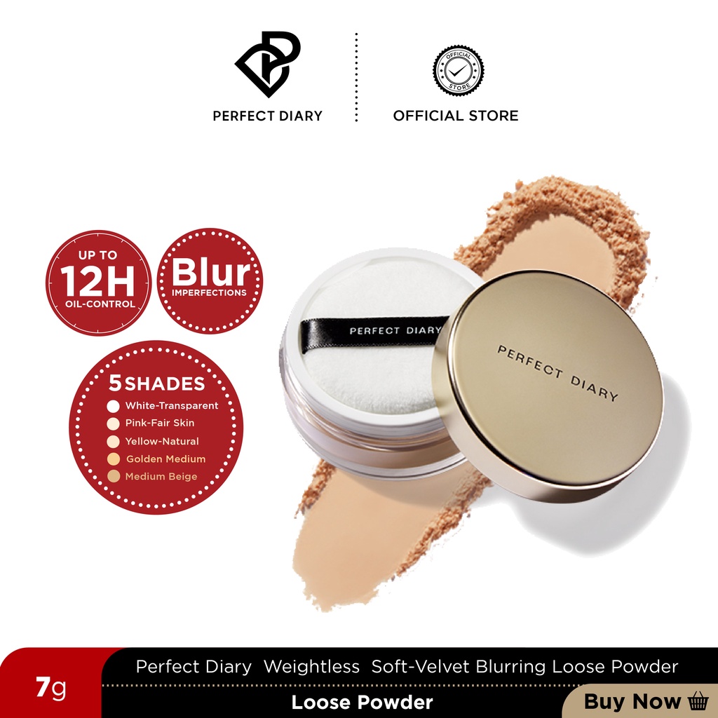 Jual Perfect Diary Weightless Soft-Velvet Blurring Loose Powder ...