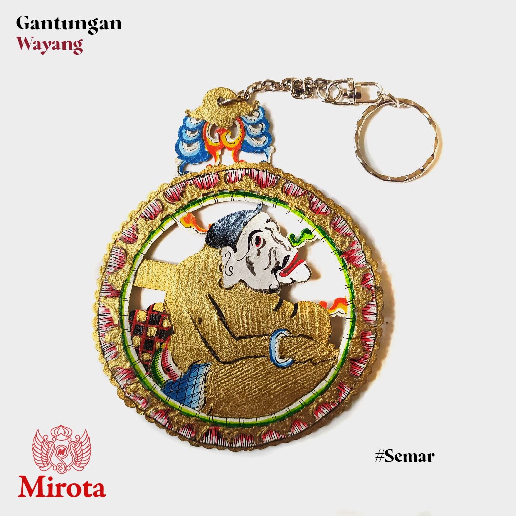 Jual Gantungan Kunci Wayang Kulit | Souvenir Gantungan Maskot Wayang | Shopee Indonesia