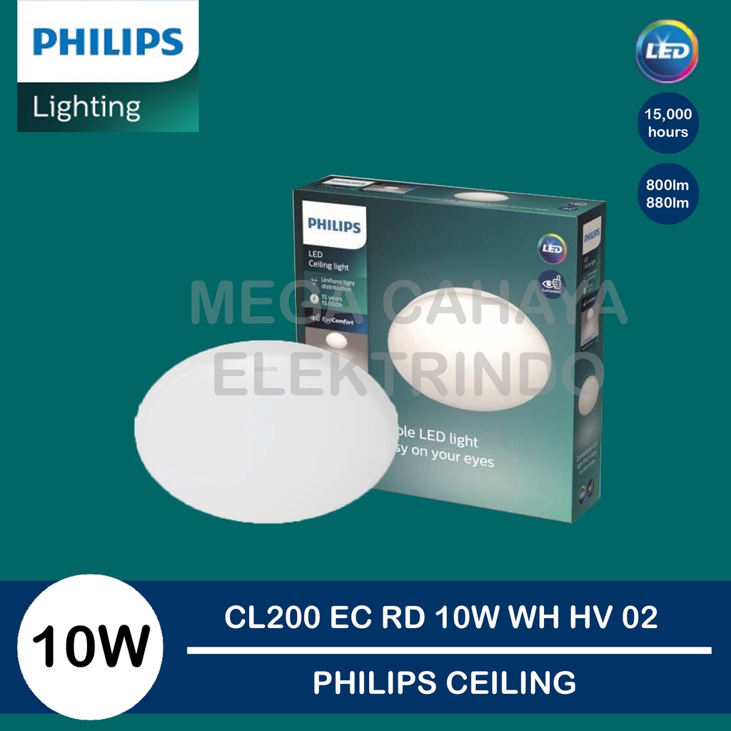Jual PHILIPS CL200 10W LED Ceiling - Lampu Plafon | Shopee Indonesia
