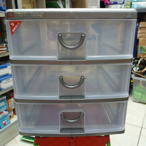 Jual Mini Container 3 Susun Shinpo SIP 355-S3/ Laci 3 Susun Sedang ...