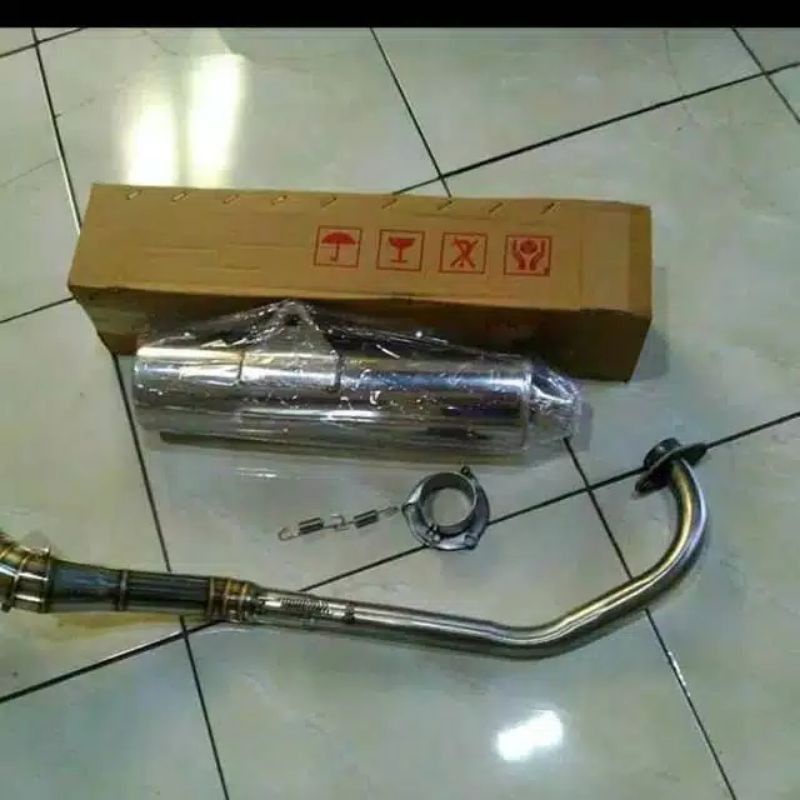 Jual knalpot satria fu standar buat motor Yamaha Jupiter MX | Shopee ...