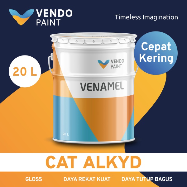 Jual Vendopaint Cat Kayu dan Besi Venamel 20 L - Cepat Kering | Shopee Indonesia
