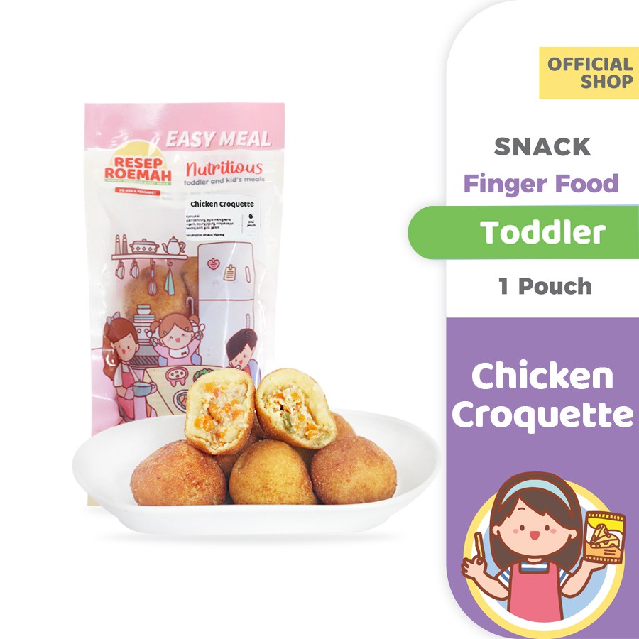 Jual ResepRoemah Chicken Croquette / Kroket Ayam / Toddler & Kids ...
