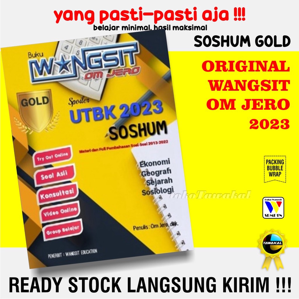 Jual Buku Wangsit UTBK SBMPTN 2023 / Buku Wangsit SNBT 2023 / Buku ...