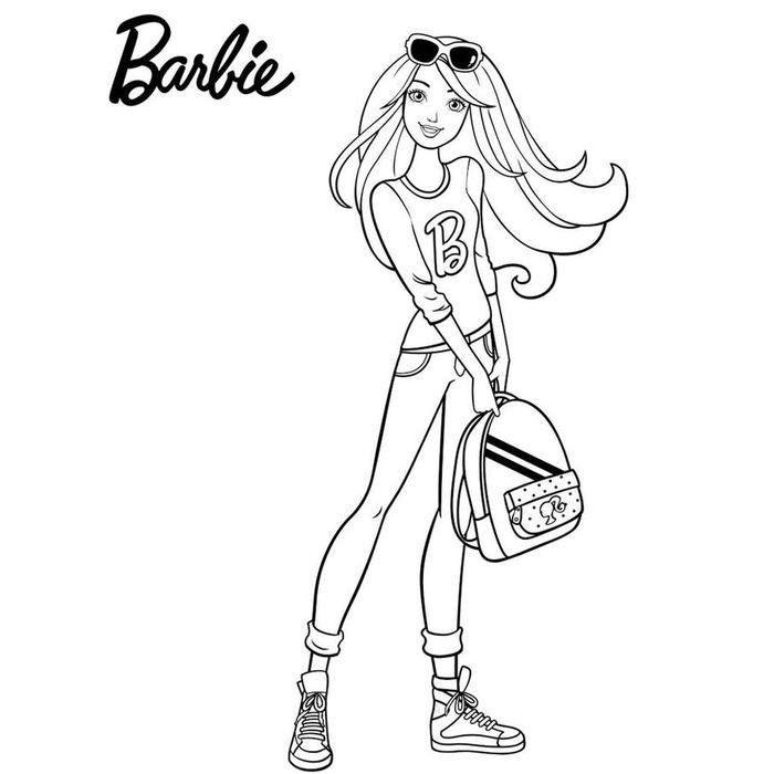 Jual Gambar Sketsa Mewarnai / Barbie / Part 3 / Gambar Sketsa / Gambar ...