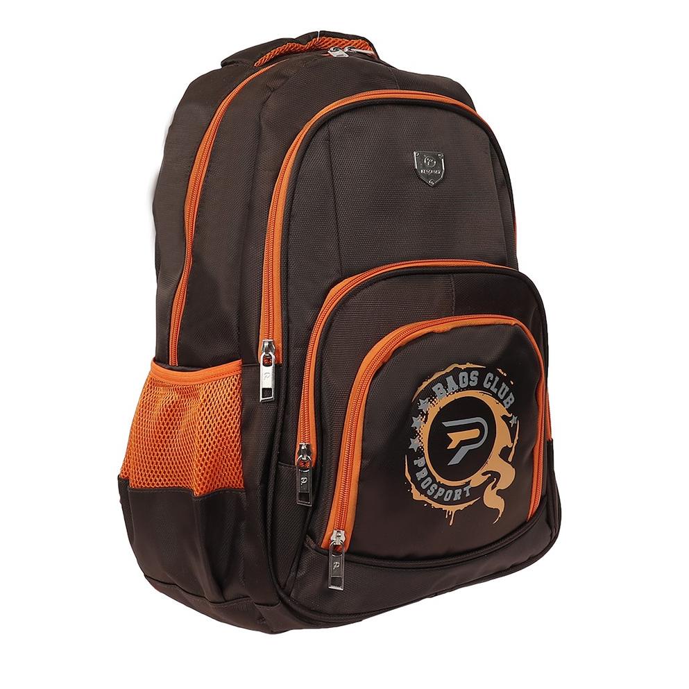 Jual Prosport Backpack 2858-21 Coffee-Orange (KODE 7936) | Shopee Indonesia