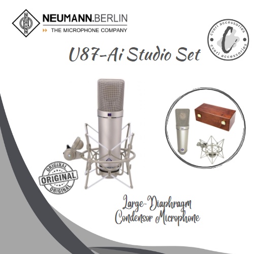 Jual Neumann U87 Ai Studio Set Large-Diaphragm Microphone Condensor U 87 | Shopee Indonesia