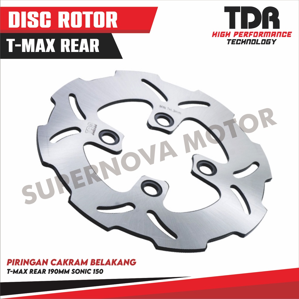 Jual DISC BRAKE TDR RACING DISC ROTOR T-MAX 190MM 300MM PIRINGAN CAKRAM ...