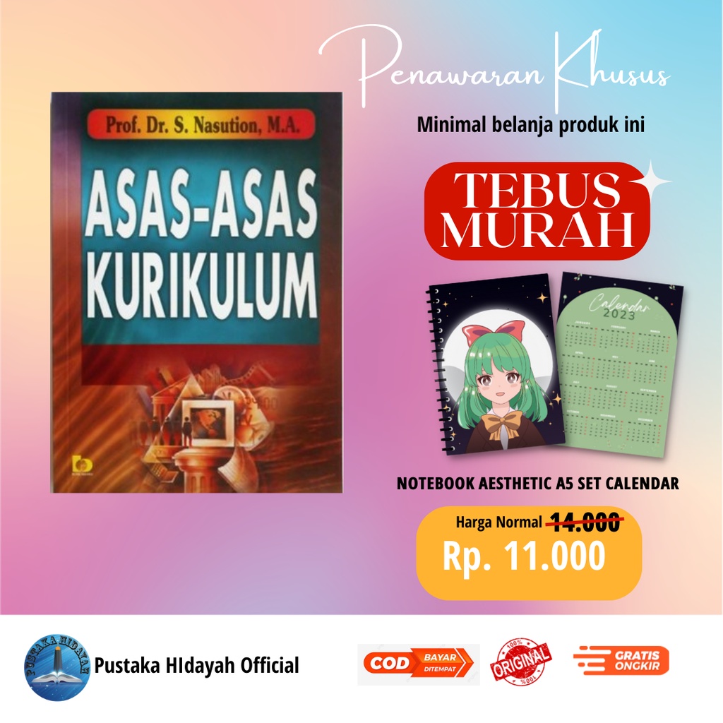 Jual Buku Asas-Asas Kurikulum - S Nasution | Buku Pendidikan Buku ... Jual Buku Asas-Asas Kurikulum - S Nasution | Buku Pendidikan Buku ...