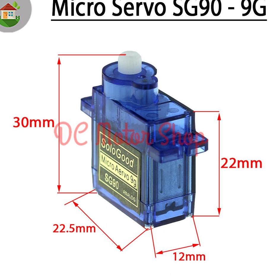 Jual Cek Disini--Micro Servo Motor SG90 9G Tower pro sg90 towerpro sg-90 SG90-9G | Shopee Indonesia
