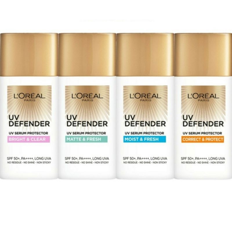Jual Loreal UV defender Sunscreen SPF 50+ PA LongUVA cream anti ...