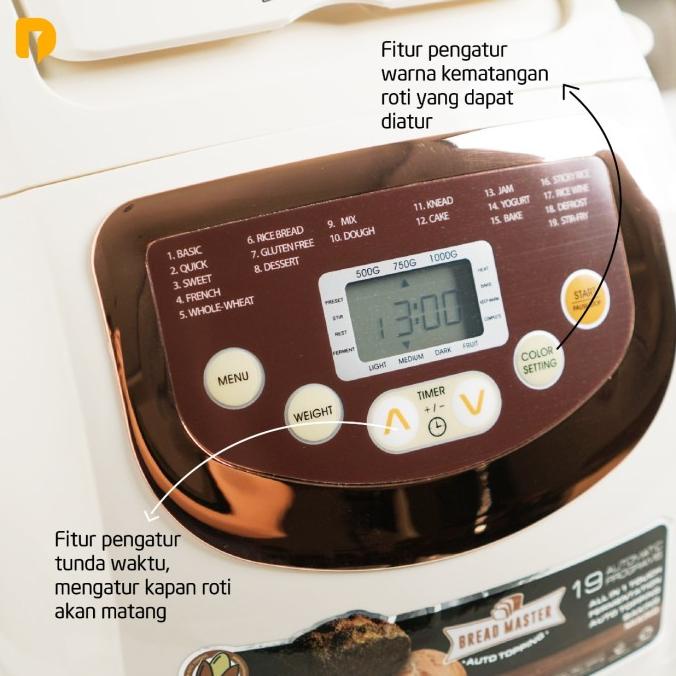 Jual Alat Membuat Roti Bread Master Multipro - Bread Maker - | Shopee Indonesia
