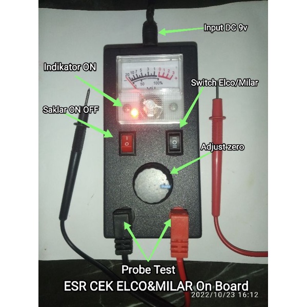 Jual ESR METER Analog 2Fungsi 99% akurat bisa cek Elco& milar | Shopee ...